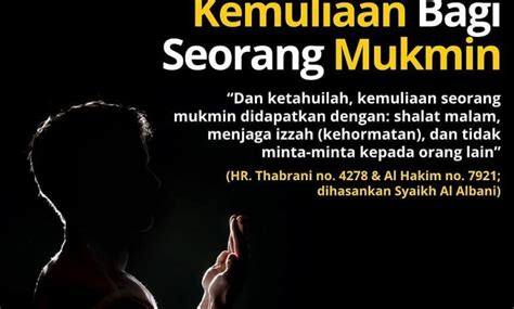 Poster Islami Kemuliaan seorang mukmin didapatkan dengan shalat malam ...