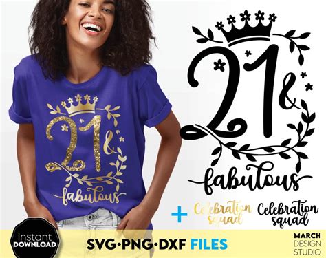 21 And Fabulous Svg 21st Birthday Svg Twenty One Birthday Etsy Australia