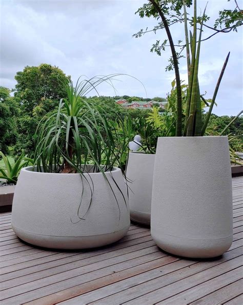 Japi By Hingham Large Lightweight Designer Planters And Plant Pots