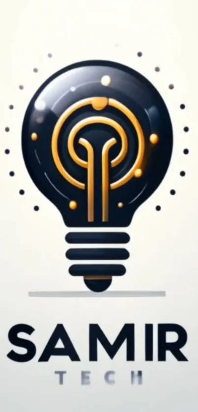 Modern Tech Lightbulb Wallpaper Free Download