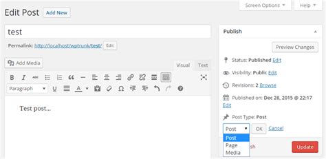 Post Type Switcher Wordpress Plugin