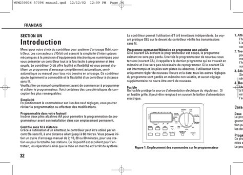 Orbit Irrigation Product 57096 Dual Programs Water Timer Wtih Remote Control User Manual