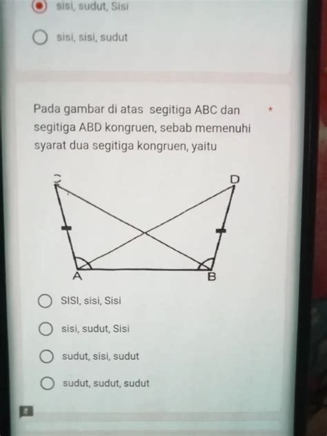 Pada gambar di atas segitiga ABC dan | StudyX