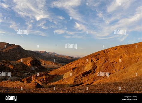 Southern Negev Desert And Aravah Valley Wadi Arabah In The Area Of
