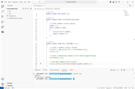C Multithreaded Code