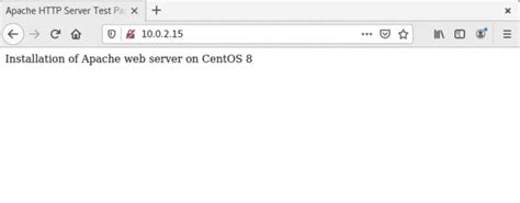 How To Install Apache Web Server On Centos 8 Linuxways