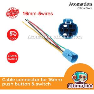 Jual Metal Stainless Push Button Switch Push Reset Dengan Lampu LED 16mm Kab Sidoarjo