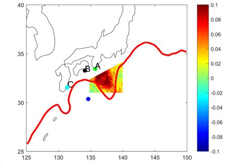 Selected Area For Representing The Lm Chlorophyll A Anomaly In Color