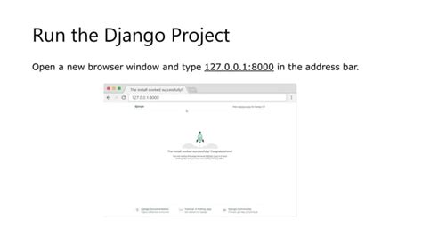 How To Create A Django Project Procedure Ppt