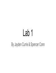 Physics Lab Pdf Lab By Jayden Currie Spencer Conn Initial Setup Introduction For