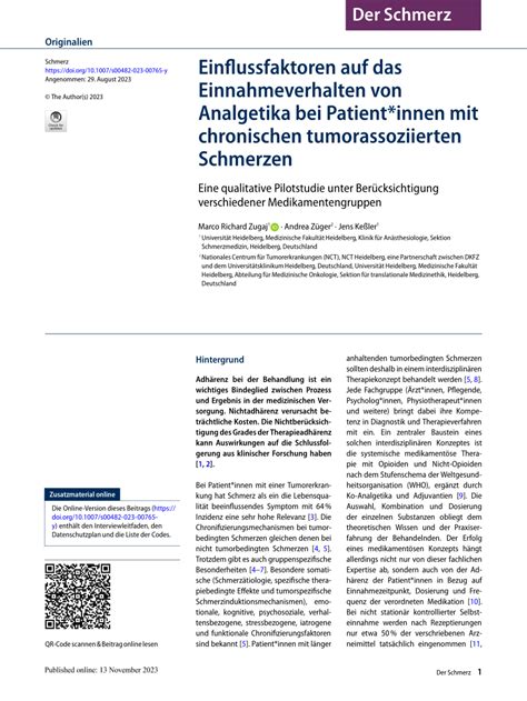 Pdf Factors Influencing Analgesic Use Patterns In Patients With