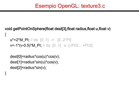 Ppt Esempio Opengl Texture C Powerpoint Presentation Free Download Id