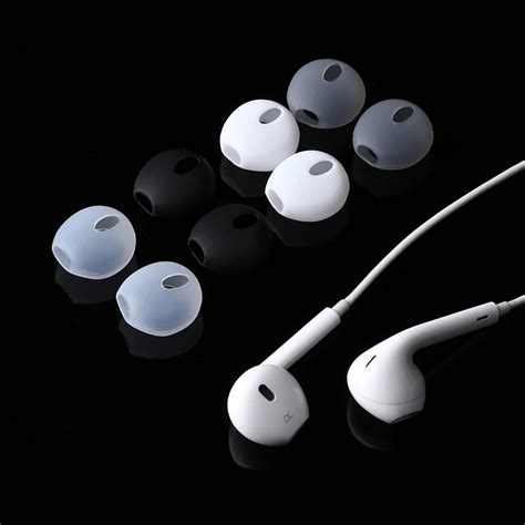 Pairs Universal Earphone Case Cover Silicone Anti Slip Earbuds Tips Caps For Iphone Eartips