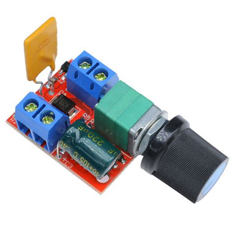 Mini Dc 3 6 12 24 35v 5a 90w Pwm Dc Motor Speed Controller Module Speed Regulator Control Adjust