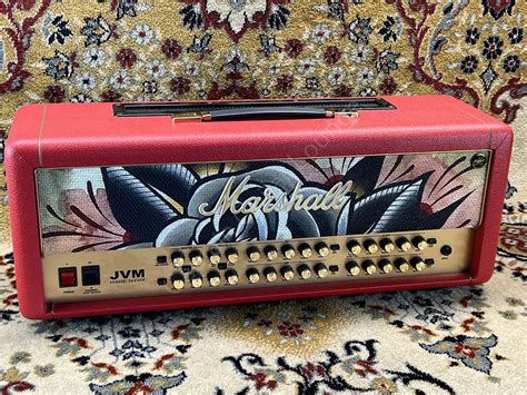 2014 Marshall Jvm 410 Halfstack Vicky Morgan Custom Tattoo Id 4269 Captain Guitar