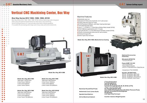 Linear Way GMT CNC Goushin Machine Tools