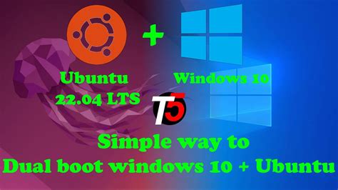 Dual Boot Your Pc UBUNTU And Windows Or Easy Way YouTube