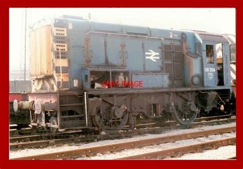 Photo Br Class 08 Shunter Loco No 08354 £165 Picclick Uk