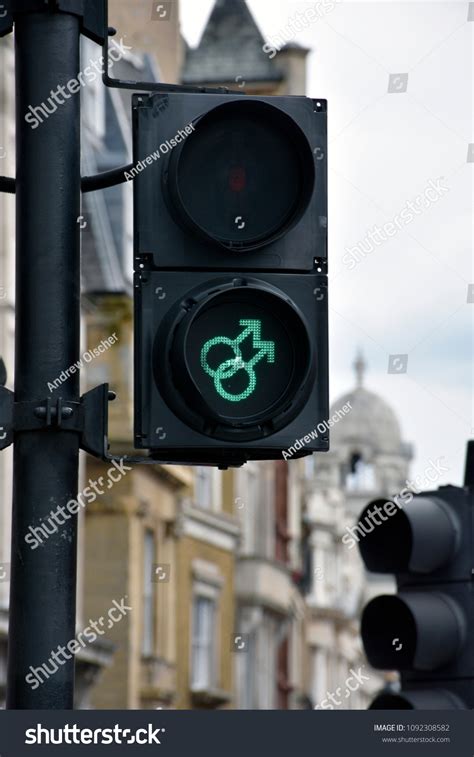 Same Sex Traffic Lights London England Stock Photo 1092308582 Shutterstock