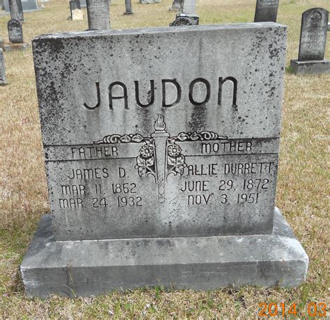James Davie “jim” Jaudon 1862 1932 Find A Grave Memorial