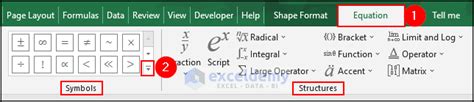 Equation Editor In Excel Insert Create And Format Exceldemy