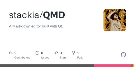 Github Stackiaqmd A Markdown Editor Built With Qt