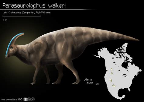 Artstation Parasaurolophus Walkeri Adult And Juvenile Artworks