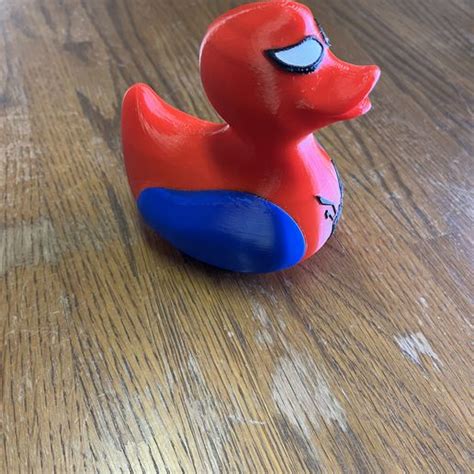 🦸‍♂️ Spiderman Rubber Duck Spider Duck Spider Man・ Stl File For 3d