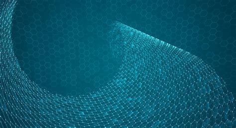 premium vector vector 3d object from a hexagon grid with dots stylish