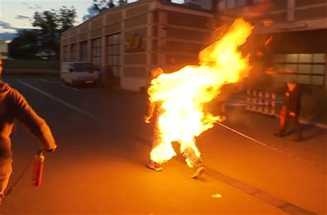 Daredevil Burning Joe Drags A Car 100 M While On Fire In Latest Full