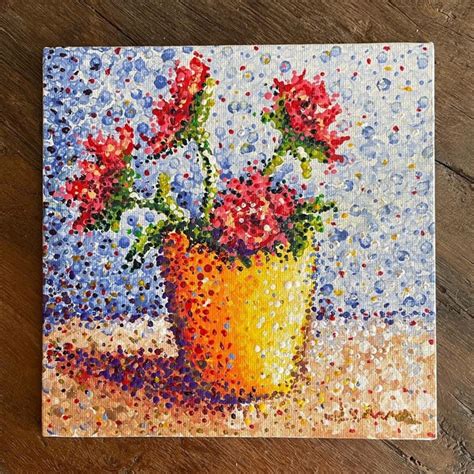 Pointillism Etsy