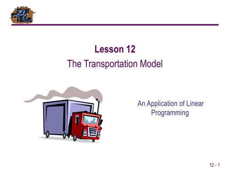 PPT An Application Of Linear Programming PowerPoint Presentation Free Download ID 4850553