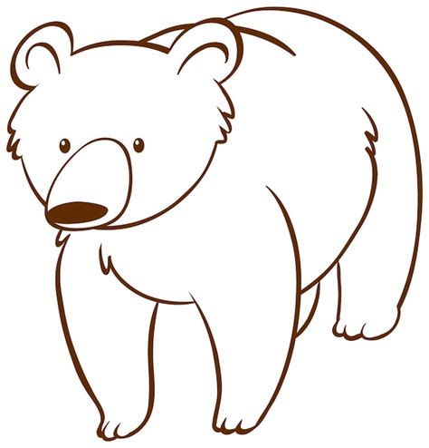 Outline Of Bear