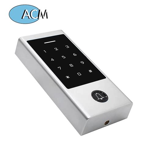 MHz Touch Keypad Bluetooth RFID Access Control With TTLock APP Compatible With Mifare Card