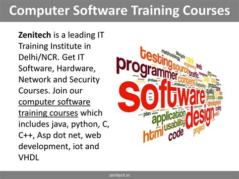 Ppt Computer Software Training Courses Get Free Demo Classes