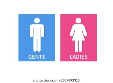 Pink Womens Restroom Sign