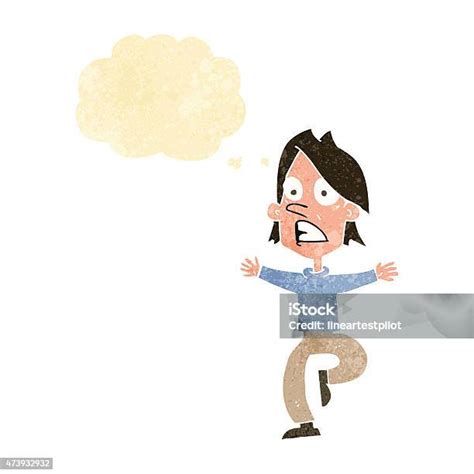 말풍선이 있는 Panicking 남자 만화 캐릭터 2015년에 대한 스톡 벡터 아트 및 기타 이미지 2015년 겁먹은 그리기 Istock