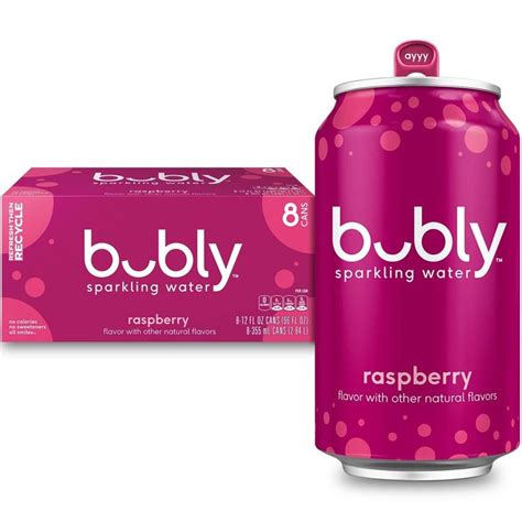 Bubly Raspberry Sparkling Water 8pk12 Fl Oz Cans En 2024