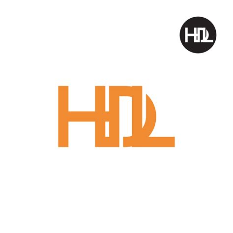 Letter Hdl Monogram Logo Design 35800615 Vector Art At Vecteezy