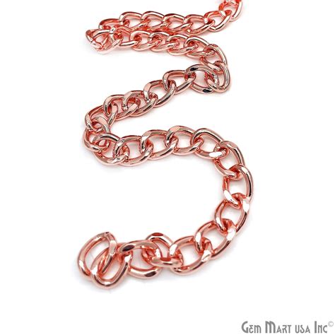 Rose Gold Finding Chain Rose Gold Plated Diy Jewelry Chain Diy
