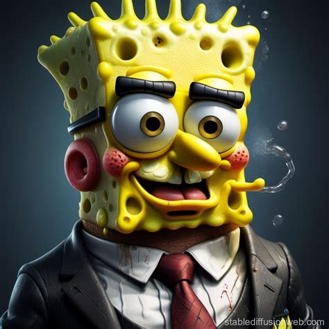 Hyper Realistic Spongebob Drawing