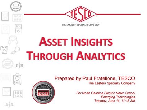 Asset Insights Through Analytics Pptx