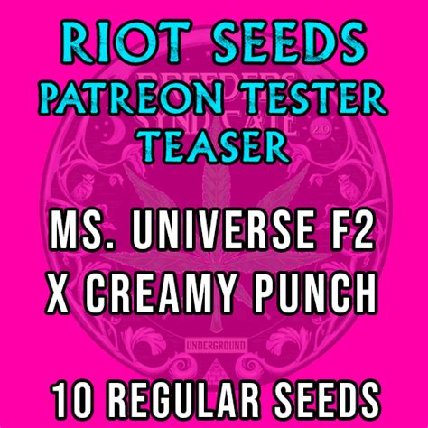 Blue Universe Ms Universe X Creamy Punch