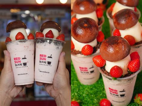 夢幻草莓季！紅太陽推超話題新品 「大香菇奶凍」網友直呼超害羞