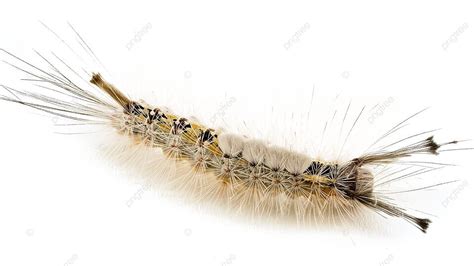 Ulat Tussock Moth Detail Larva Foto Latar Belakang Dan Gambar Untuk Download Gratis Pngtree