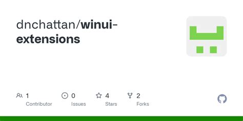 winui extensions breaking md at main · dnchattan winui extensions · github