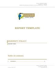 Assessment C Report Template 2 1 Docx Name AASHISH THAPA Babe ID S190228 BSBDIV501