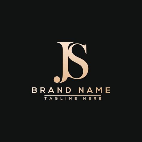 Premium Vector Js Logo Design Template Vector Graphic Branding Element