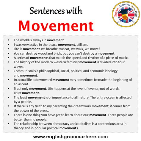 Movement Example Sentence At Sebastian Belbin Blog