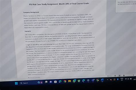 solved risk management assignment task 1 risk